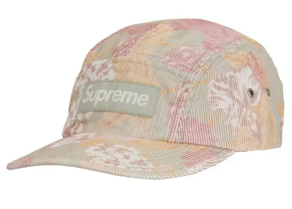 Supreme Corduroy Camp Cap - Floral