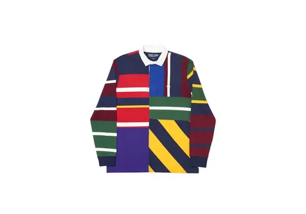 Palace Ralph Lauren Pieced Rugby - Multicolor | Editorialist