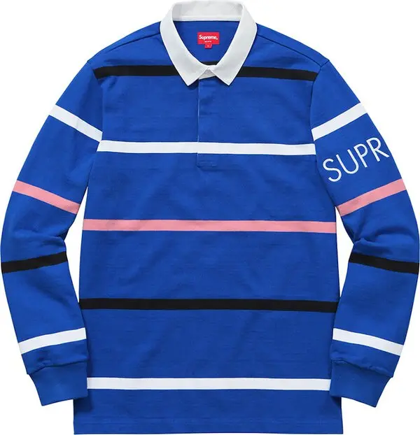 Supreme Striped Rugby Shirt