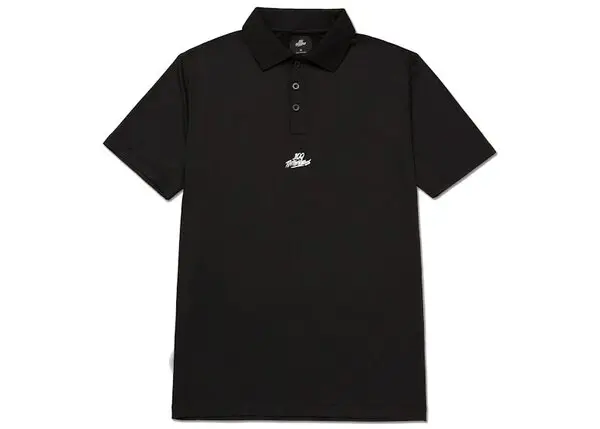 100 THIEVES Birdie Short Sleeve Polo Shirt - Black
