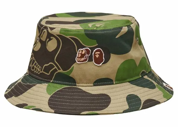 A BATHING APE X Bayc Bucket Hat - Green