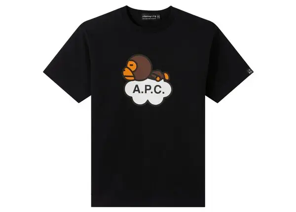 A BATHING APE X A.p.c. Milo Wide T-shirt