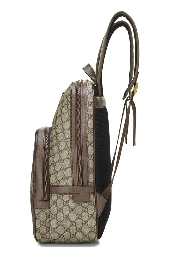 Gucci Canvas Ophidia Backpack - Brown