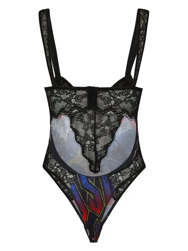 Dsquared2 Panelled Lace Body