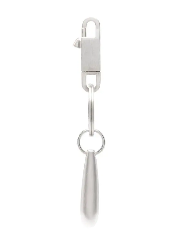 Rick Owens Teardrop Keyring - Silver