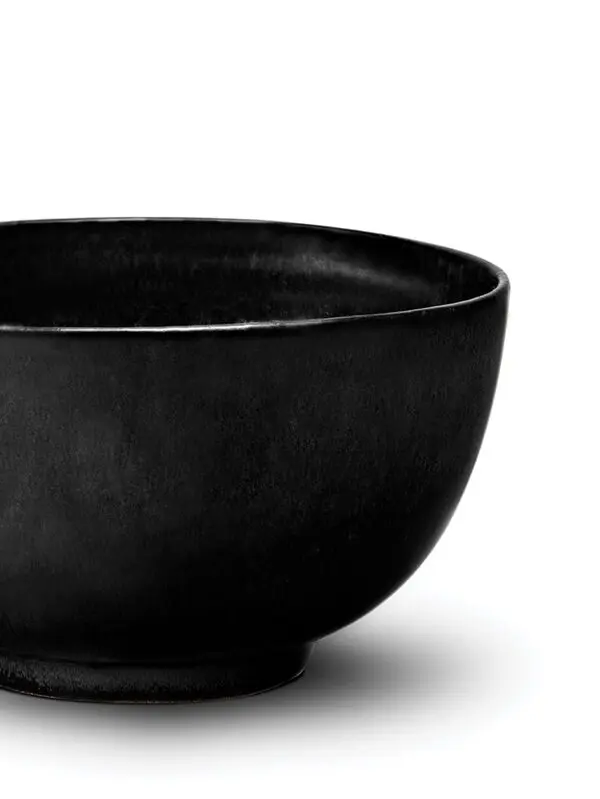 L'Objet Terra Porcelain Cereal Bowl - Black