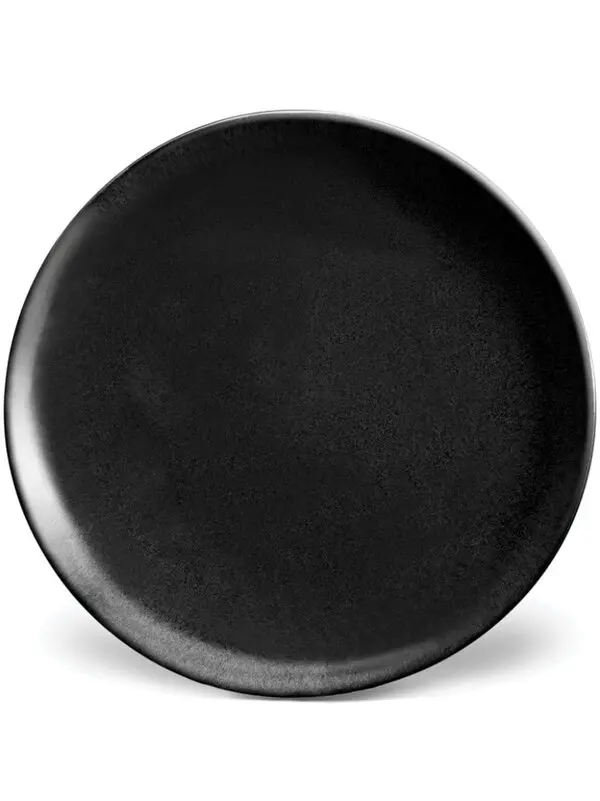 L'Objet Terra Porcelain Dessert Plate - Black