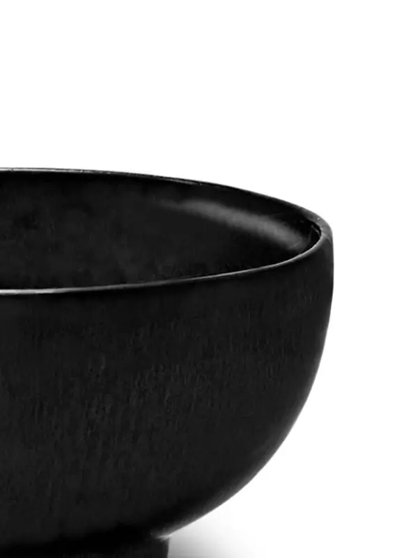 L'Objet Terra Porcelain Condiment Bowl - Black
