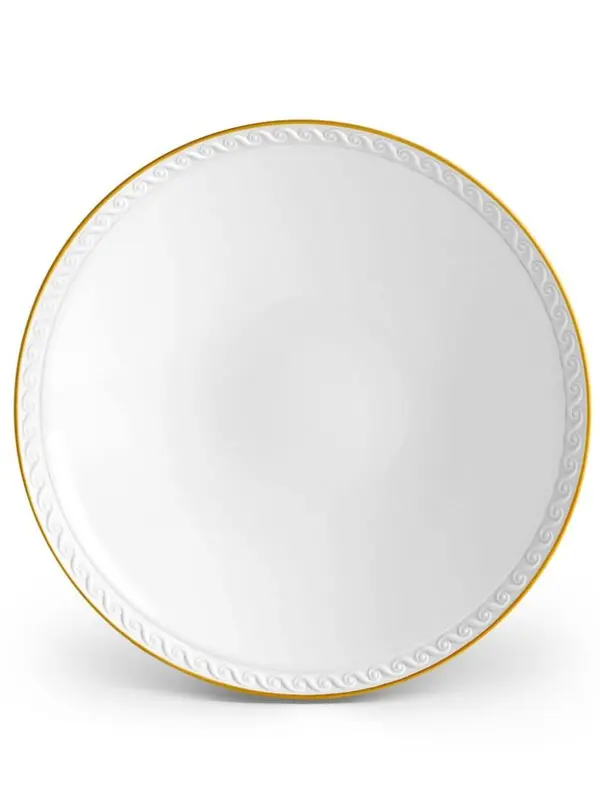 L'Objet Neptune Porcelain Soup Plate - White