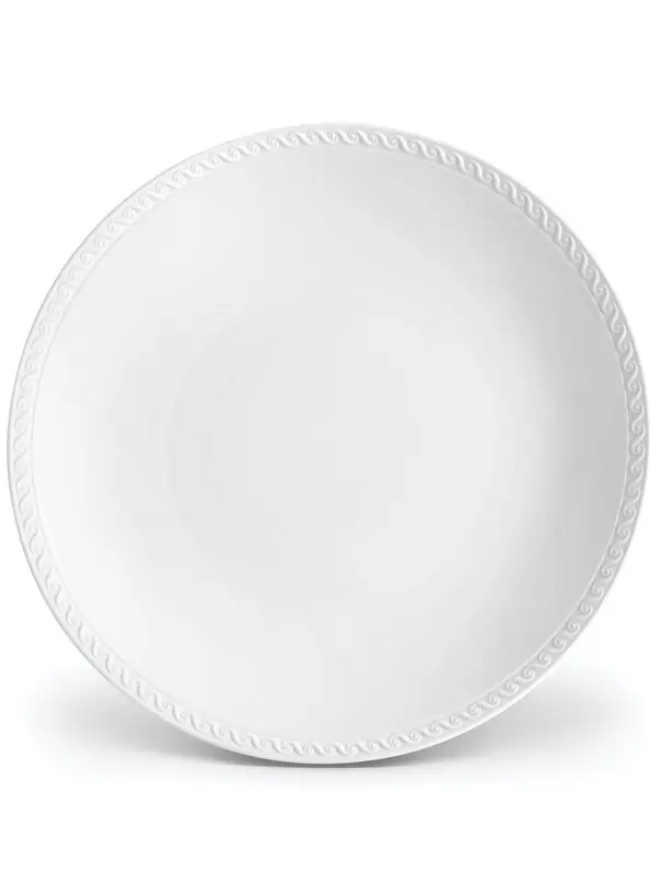 L'Objet Neptune Porcelain Charger Plate - White