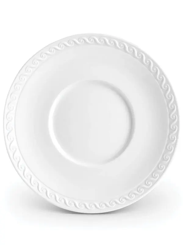 L'Objet Neptune Porcelain Saucer Plate - White