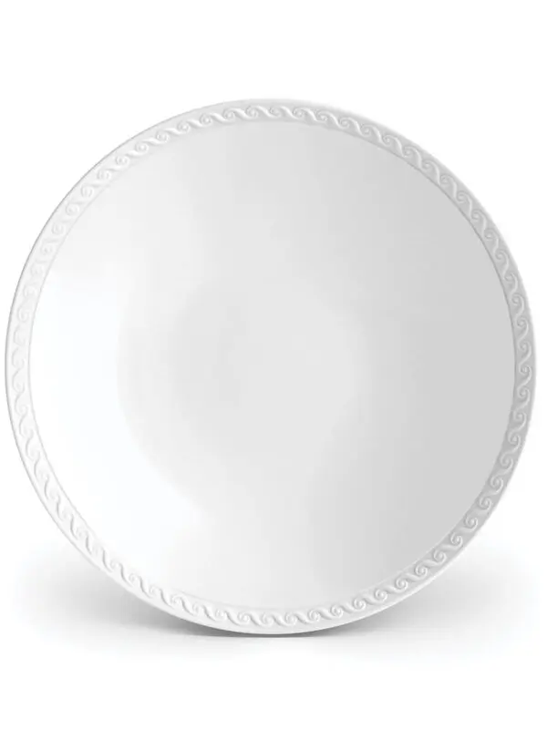 L'Objet Neptune Porcelain Soup Plate - White