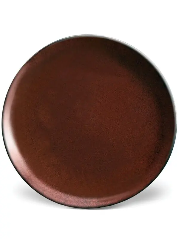 L'Objet Terra Porcelain Dessert Plate - Red