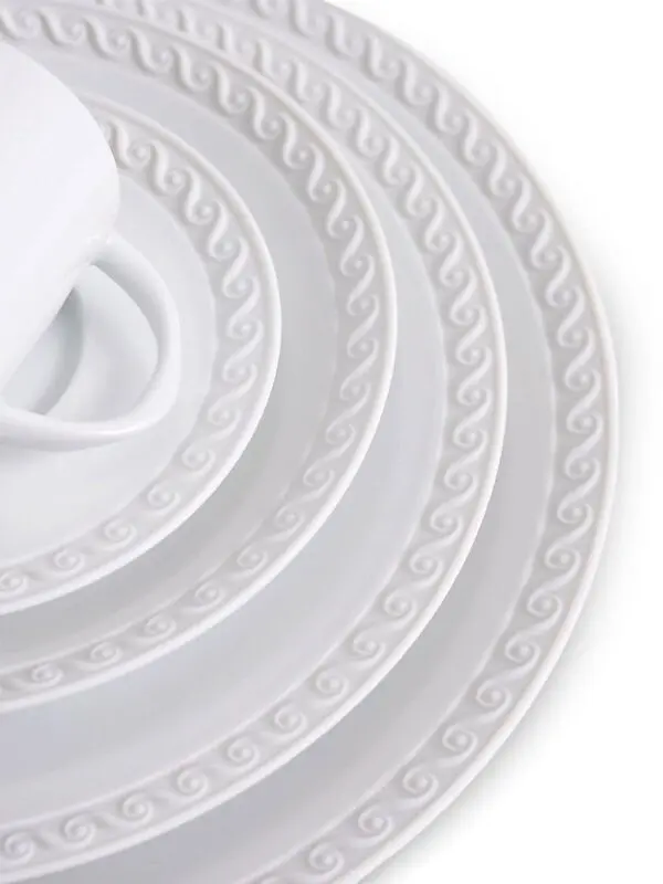 L'Objet Neptune Espresso Cup And Saucer - White