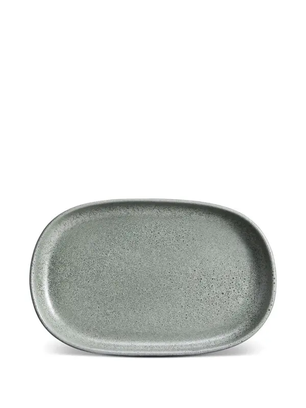L'Objet Small Terra Porcelain Platter - Green