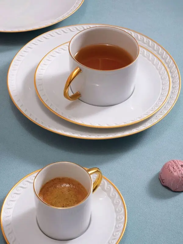 L'Objet Neptune Porcelain Saucer Plate