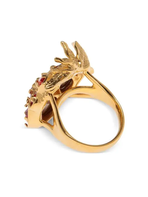 Bally Deco Crystal-embellished Ring