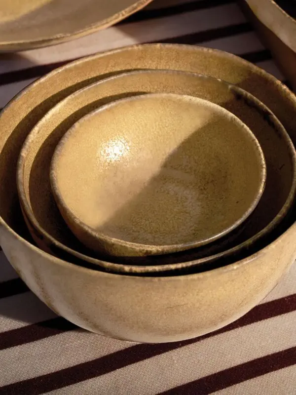 L'Objet Terra Porcelain Condiment Bowl