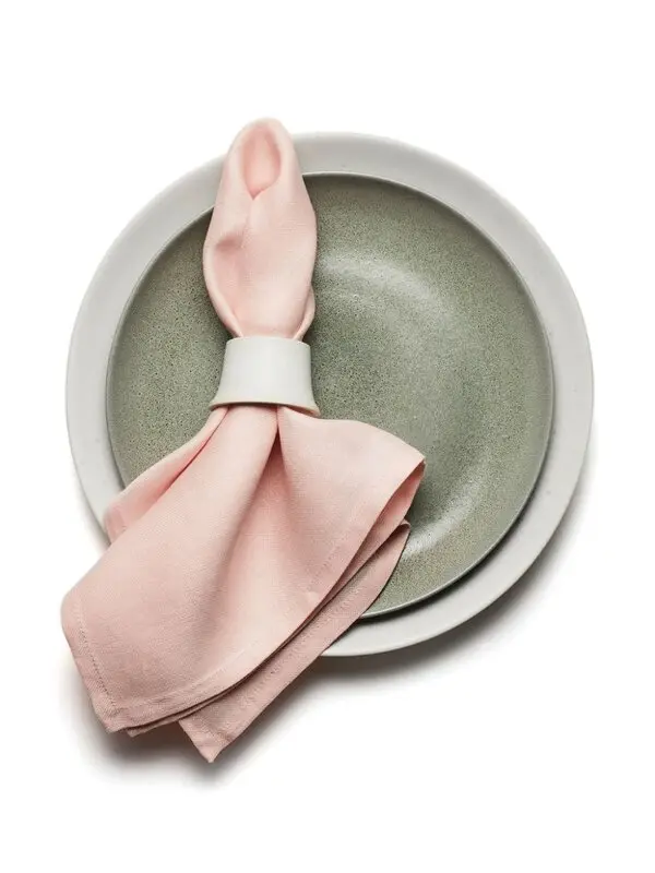 L'Objet Terra Porcelain Charger Plate - White