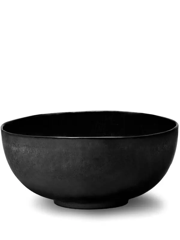 L'Objet Terra Porcelain Salad Bowl - Black