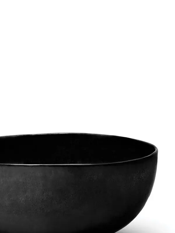 L'Objet Terra Porcelain Salad Bowl - Black