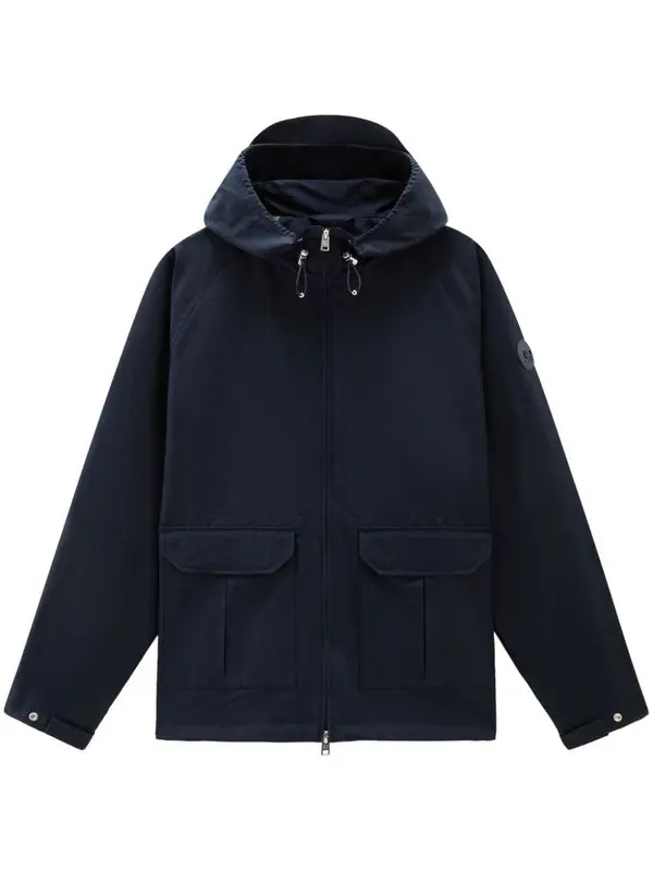 Woolrich Cruiser Hooded Jacket - Blue