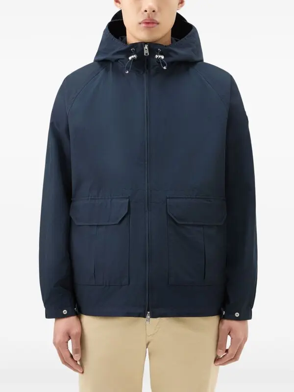 Woolrich Cruiser Hooded Jacket - Blue