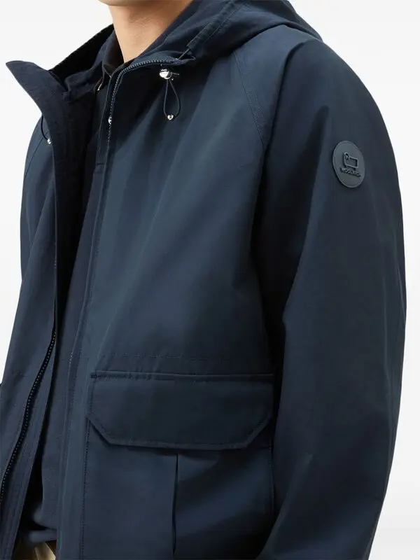 Woolrich Cruiser Hooded Jacket - Blue