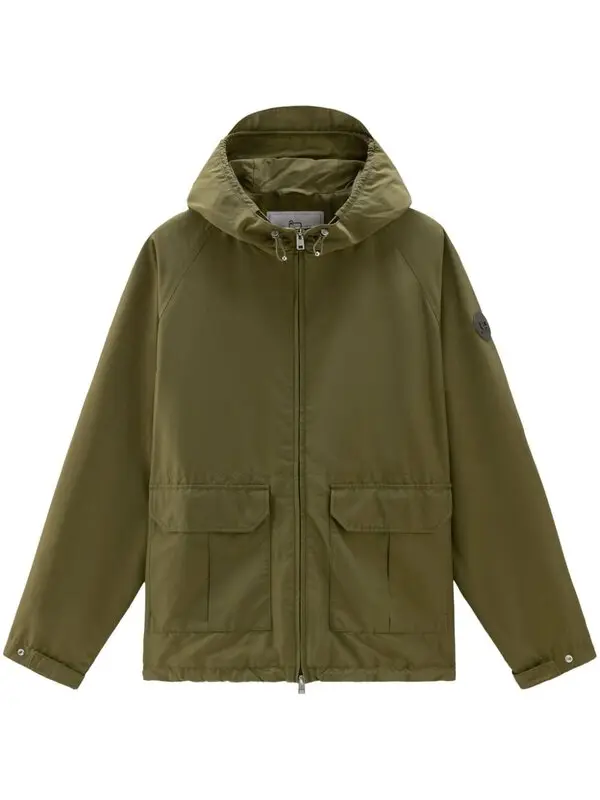 Woolrich Cruiser Hooded Jacket - Green