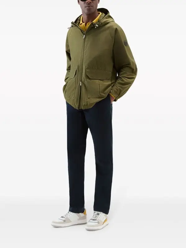 Woolrich Cruiser Hooded Jacket - Green