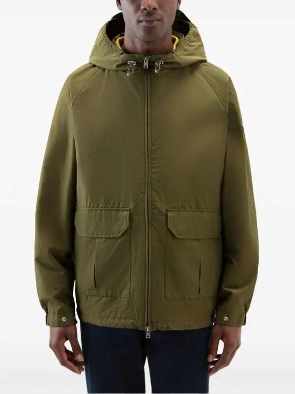Woolrich Cruiser Hooded Jacket - Green