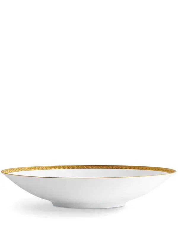L'Objet Large Neptune Porcelain Coupe Bowl - White