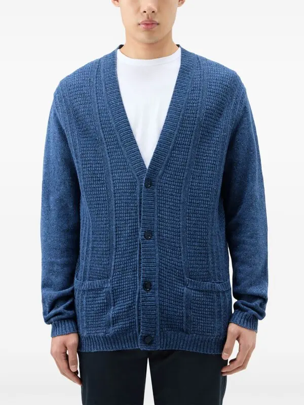 Woolrich Ribbed-knit V-neck Cardigan