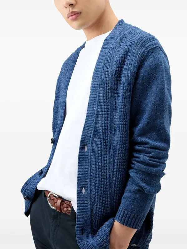 Woolrich Ribbed-knit V-neck Cardigan