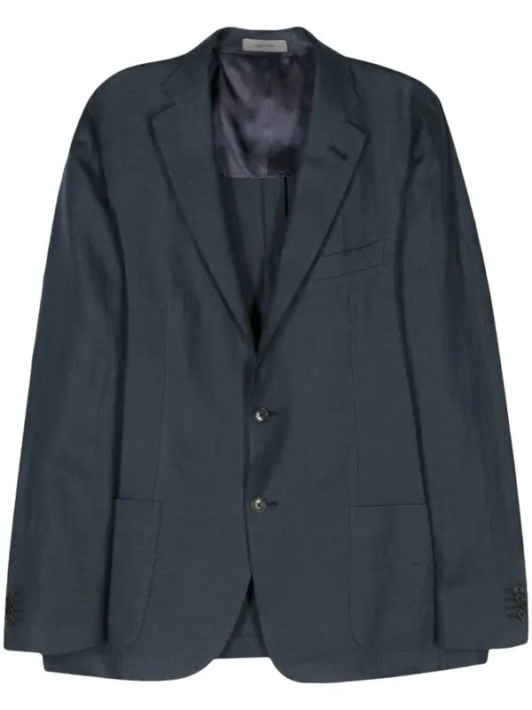 Corneliani Linen Single-breasted Blazer