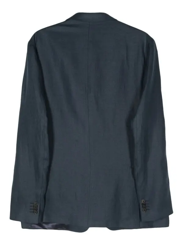 Corneliani Linen Single-breasted Blazer
