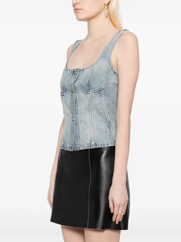 JNBY Corset Denim Top
