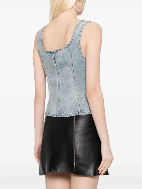 JNBY Corset Denim Top