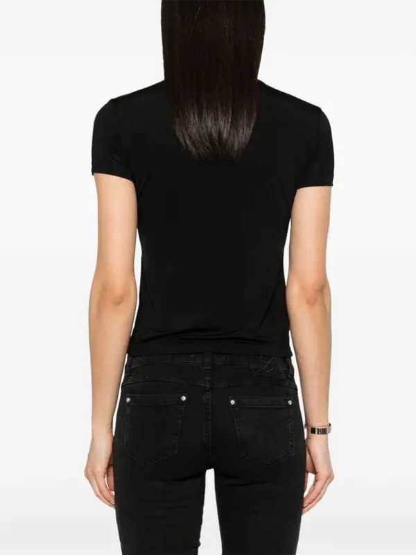 Y/project Logo-appliqué T-shirt - Black