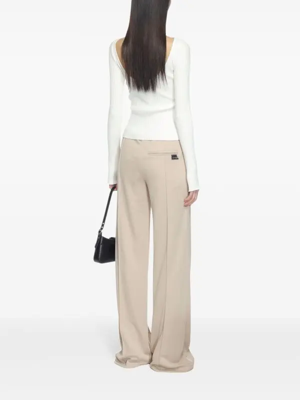 COURREGES Ribbed-knit Top