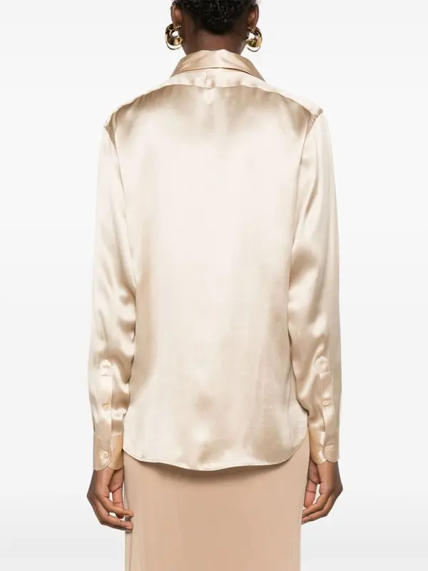TOM FORD Pintuck-detail Silk Shirt
