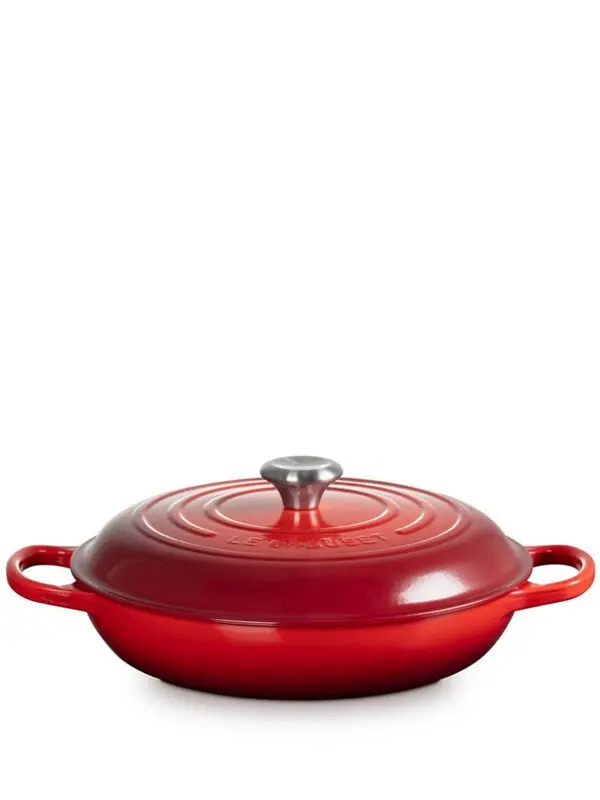 LE CREUSET Signature Cast Iron Casserole - Red