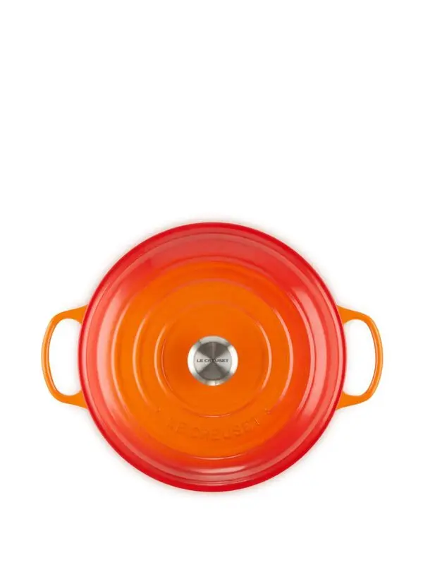 LE CREUSET Signature Cast Iron Casserole - Orange