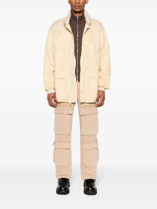 Our Legacy Exhaust Panelled Puffer Jacket - Neutrals