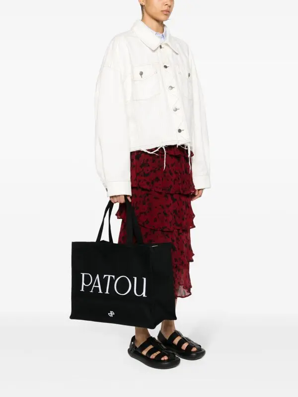 Patou Large Canvas Tote