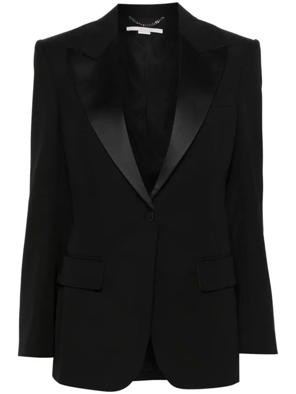 Stella McCartney Wool Single-breasted Blazer - Black