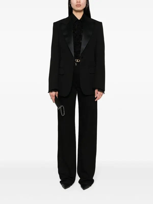 Stella McCartney Wool Single-breasted Blazer - Black