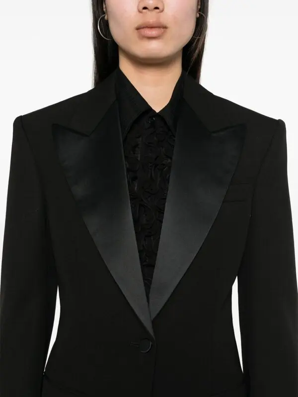 Stella McCartney Wool Single-breasted Blazer - Black
