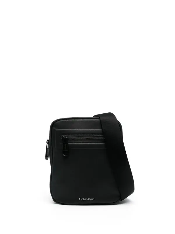 Calvin Klein Stamp Messenger Bag - Black