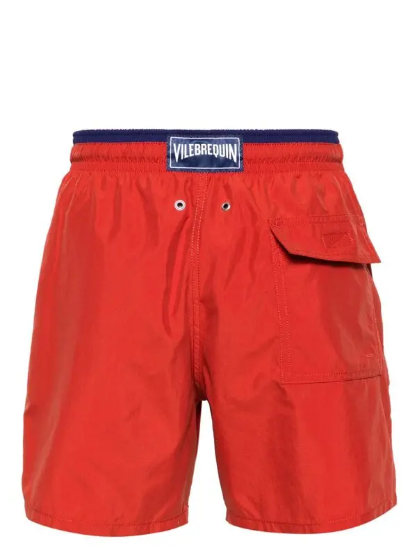 Vilebrequin Moka Turtle-embroidered Swim Shorts
